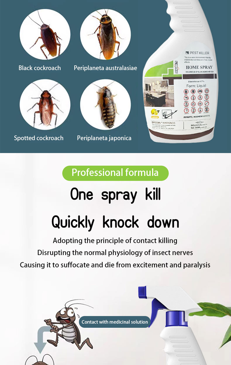 Easily solve Cockroach problems LGD Cockroach spray Spray lipas ...
