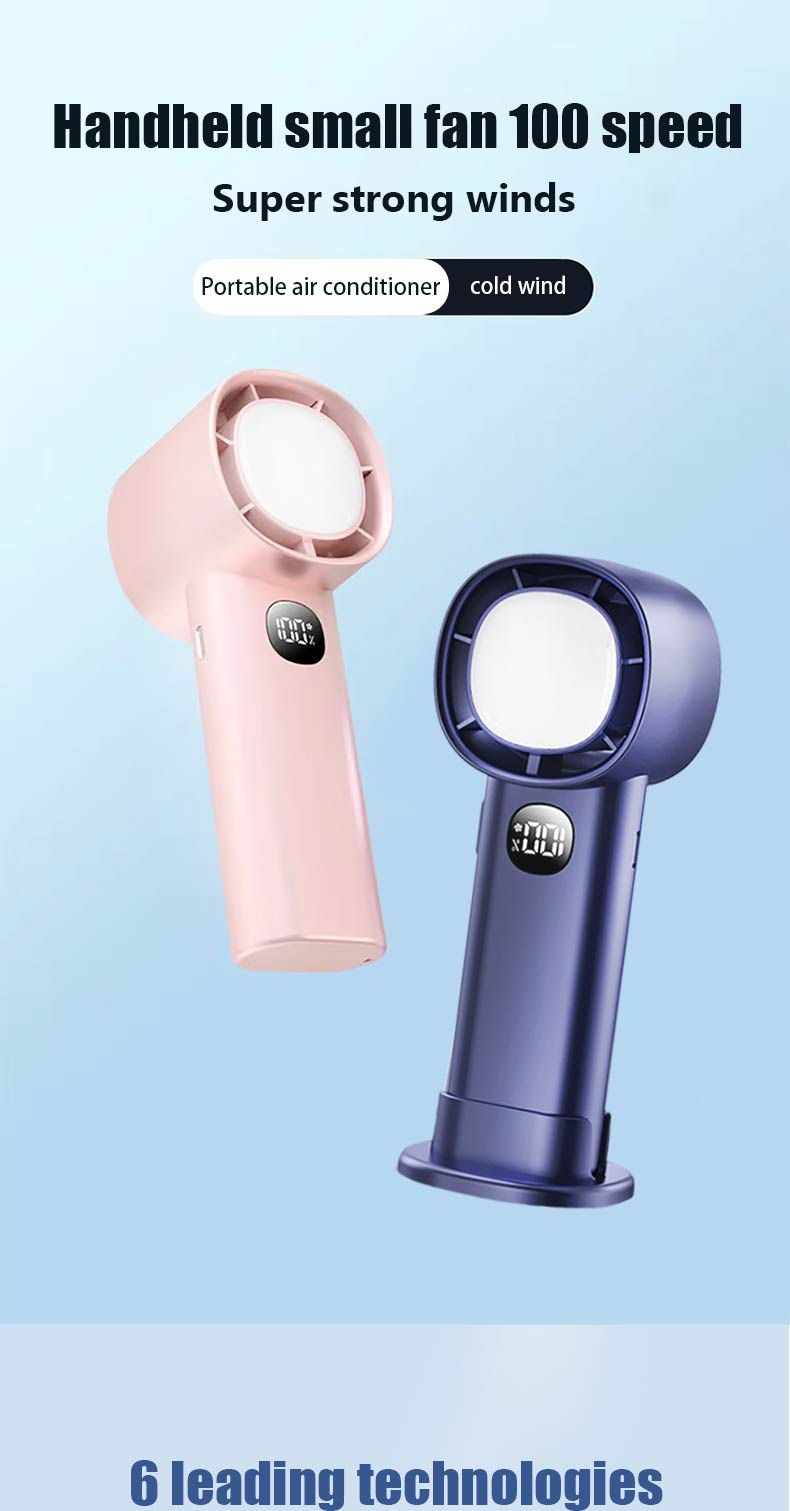 【Never sweat again】VA Mini fan rechargeable Mini portable fan Mini fan ...