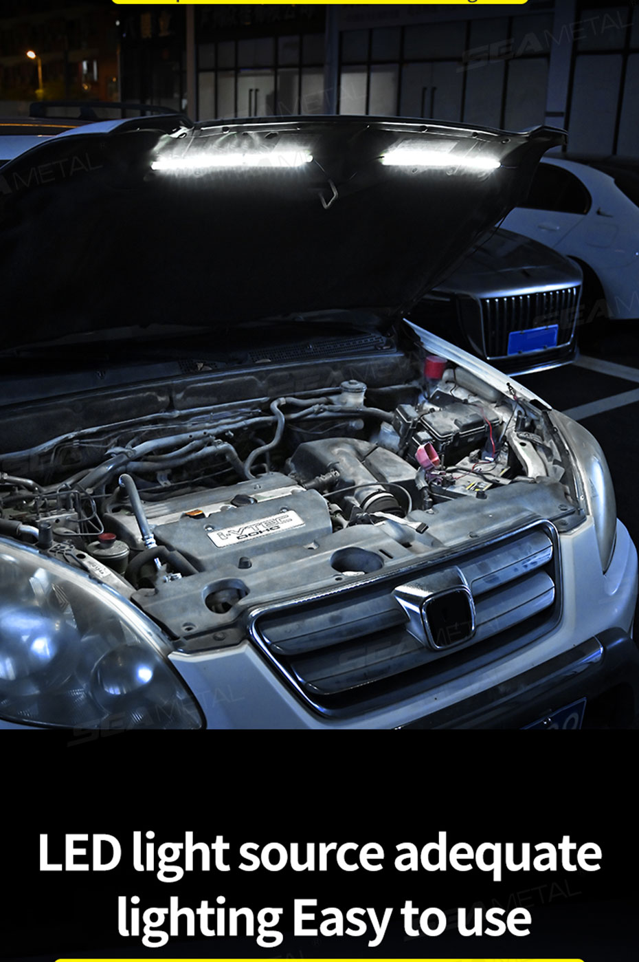 SEAMETAL Car Under Hood LED Light Bar Engine Work Inspection Repair ...