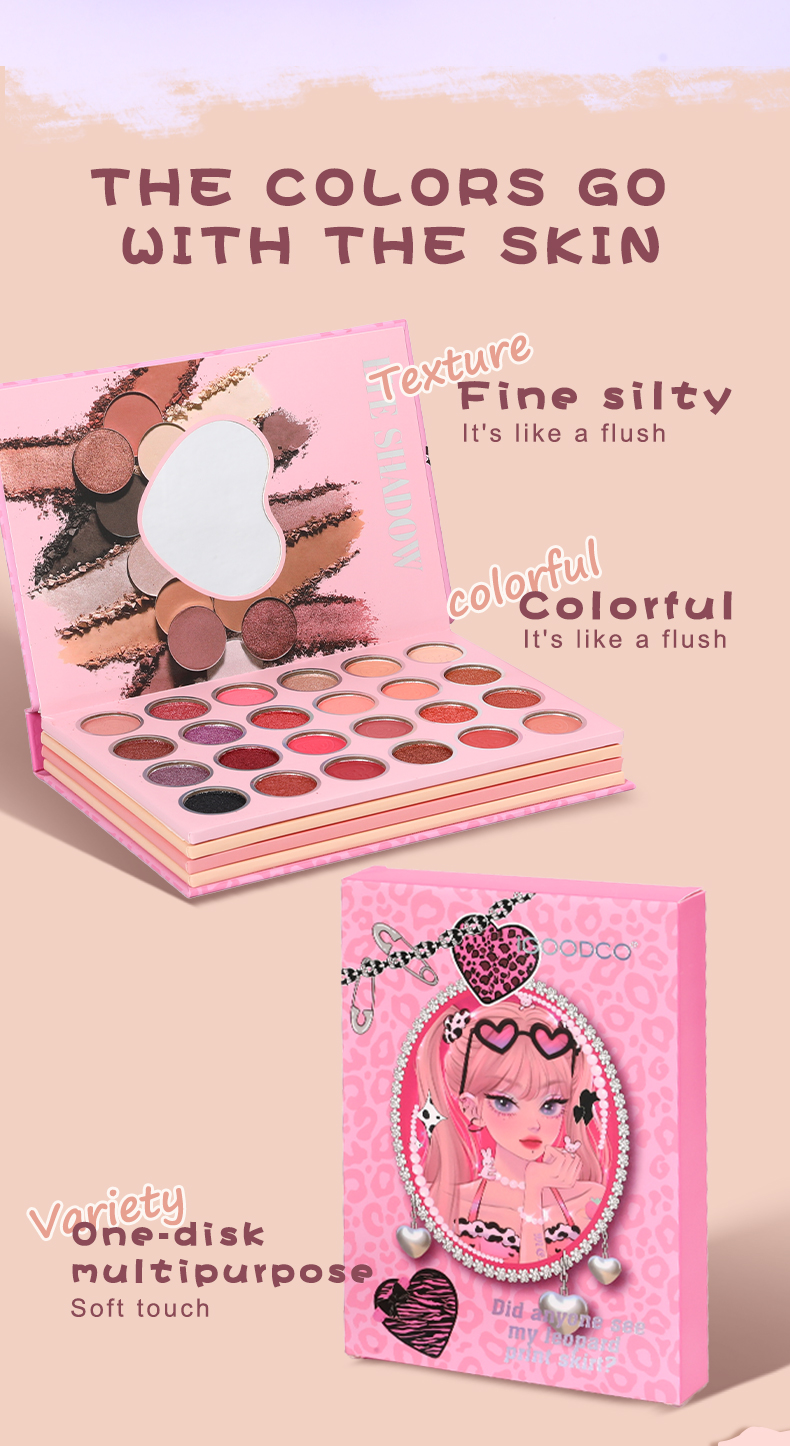 IGOODCO 43 Colors Eye Shadow Plate Shimmer Matte Shimmering Powder ...