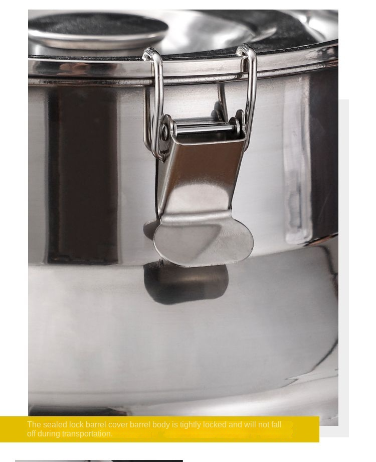 304 Stainless Steel Sealed Barrel Large-Capacity Milk Barrel Tea Tank ...