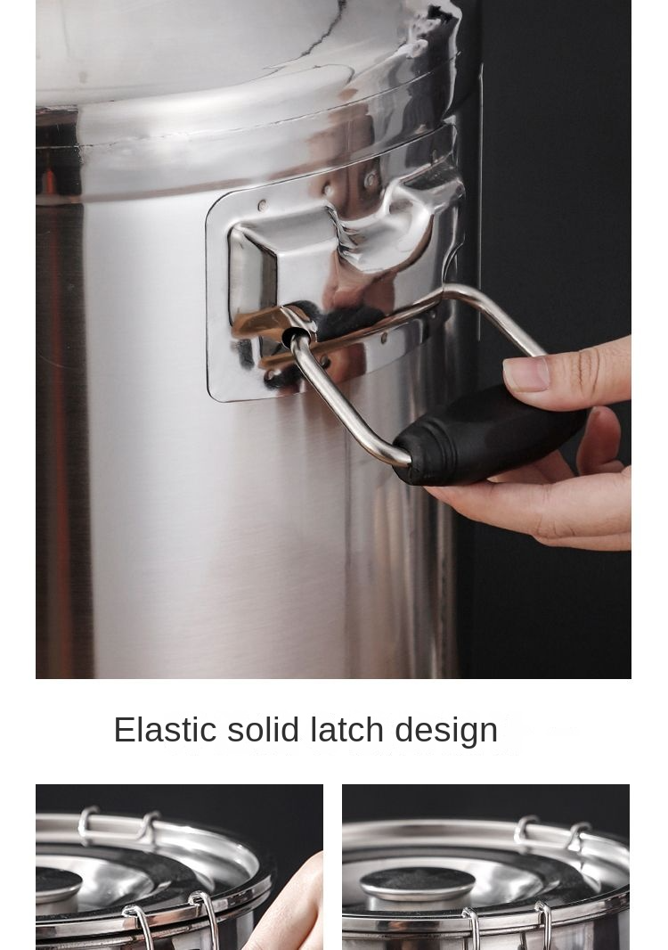 304 Stainless Steel Sealed Barrel Large-Capacity Milk Barrel Tea Tank ...