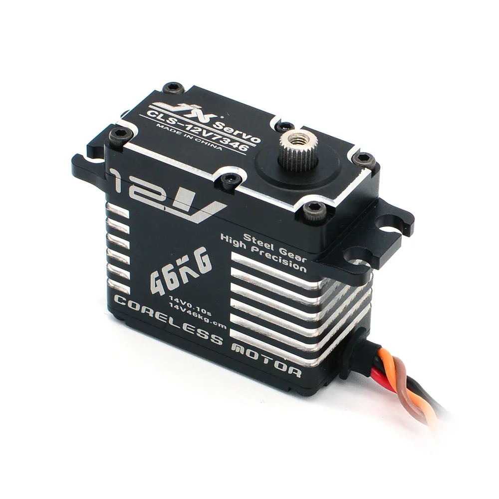 JX Servo CLS-12V7346 46KG 12V Coreless Digital Aluminium Steel Gear ...