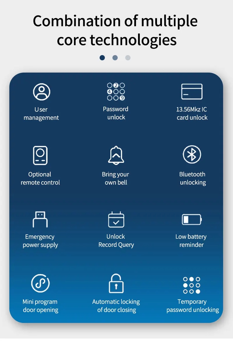 Haha-Lock APP Fingerprint Glass Locks Bluetooth Smart Glass Door ...