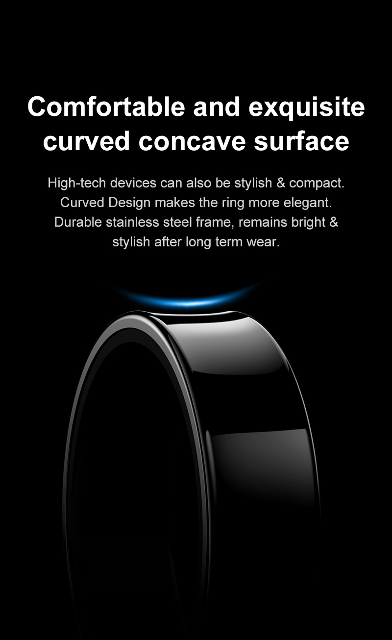 2024 COLMI R09 Smart Ring For Men Women, Heart Rate Blood Oxygen ...