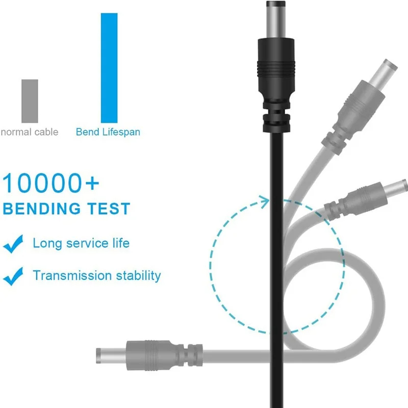 USB to DC Power Cable for Wifi Router Modem USB to DC 3.5mm Jack ...