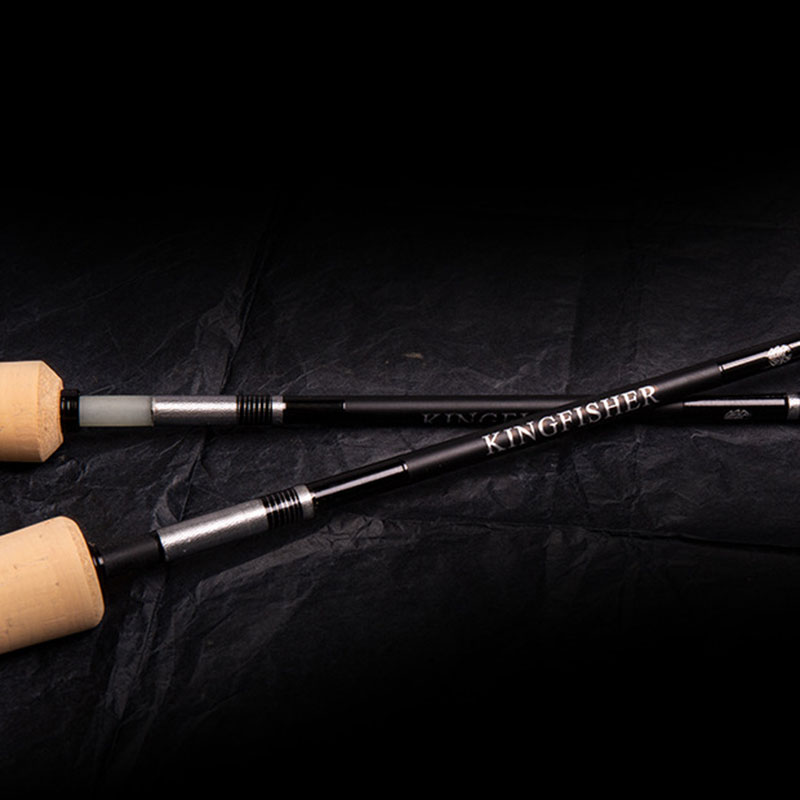 INSECT-EMERALD 4 Sections UL 1.5m/1.68m Fishing Rod Only 50cm Shrinking ...