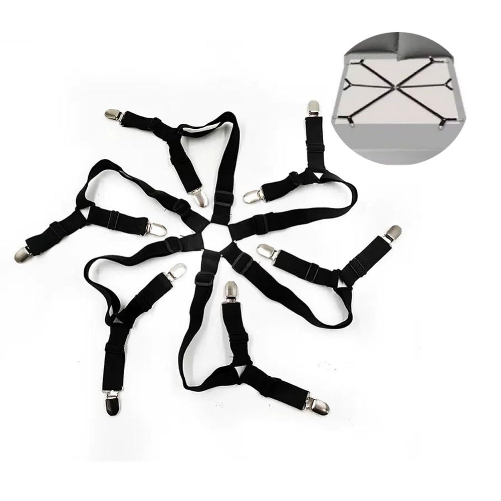 Elastic sheet fasteners to keep sheets flat, adjustable sheet fastener ...