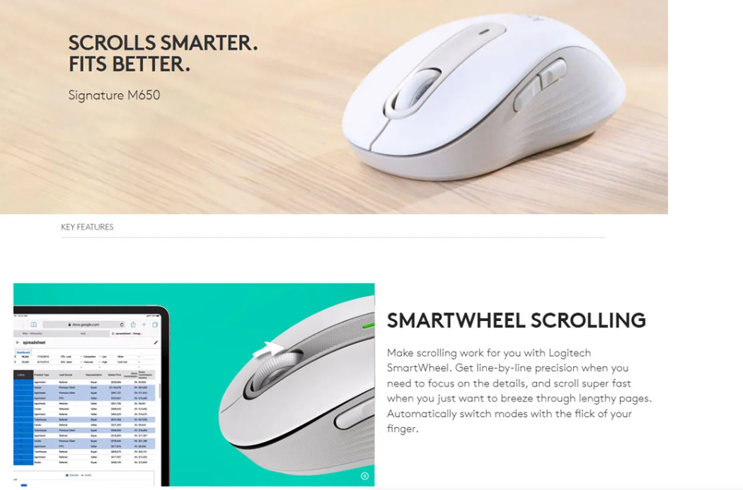 [Original] Logitech Signature M650 / M650 L Wireless Mouse | Silent ...
