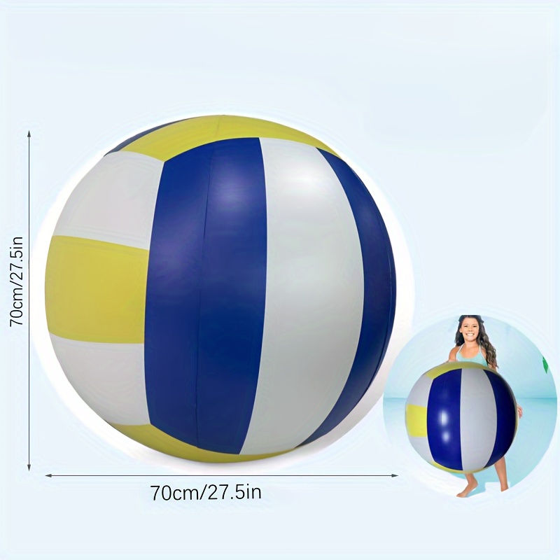 70.1cm Giant Inflatable Beach Volleyball Toy Durable PVC Perfect for ...