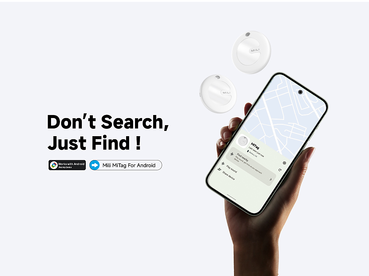[Android Only]MiLi Mitag Smart Tag IPX7 Waterproof Bluetooth GPS ...