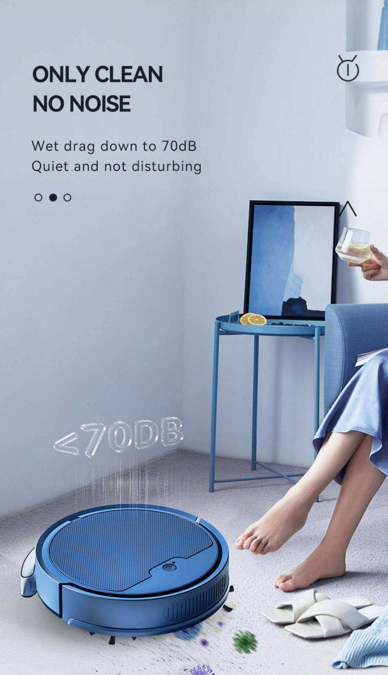 (1 Year Warranty) APP Control Sweeper,3 in 1 Multi-function Vacuum ...