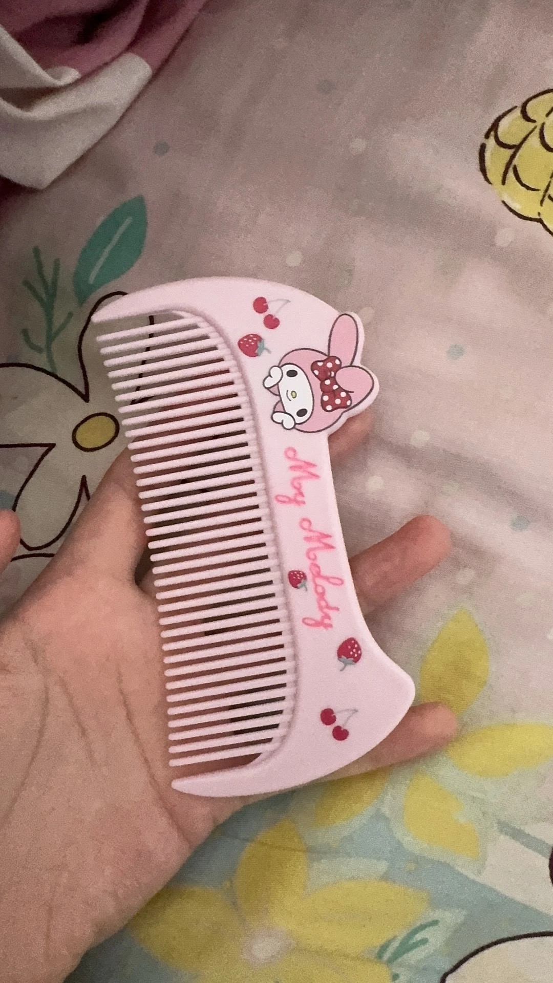 Comb MINISO MINISO MINISO MyMelody Portable Smooth Hair Comb Melody ...