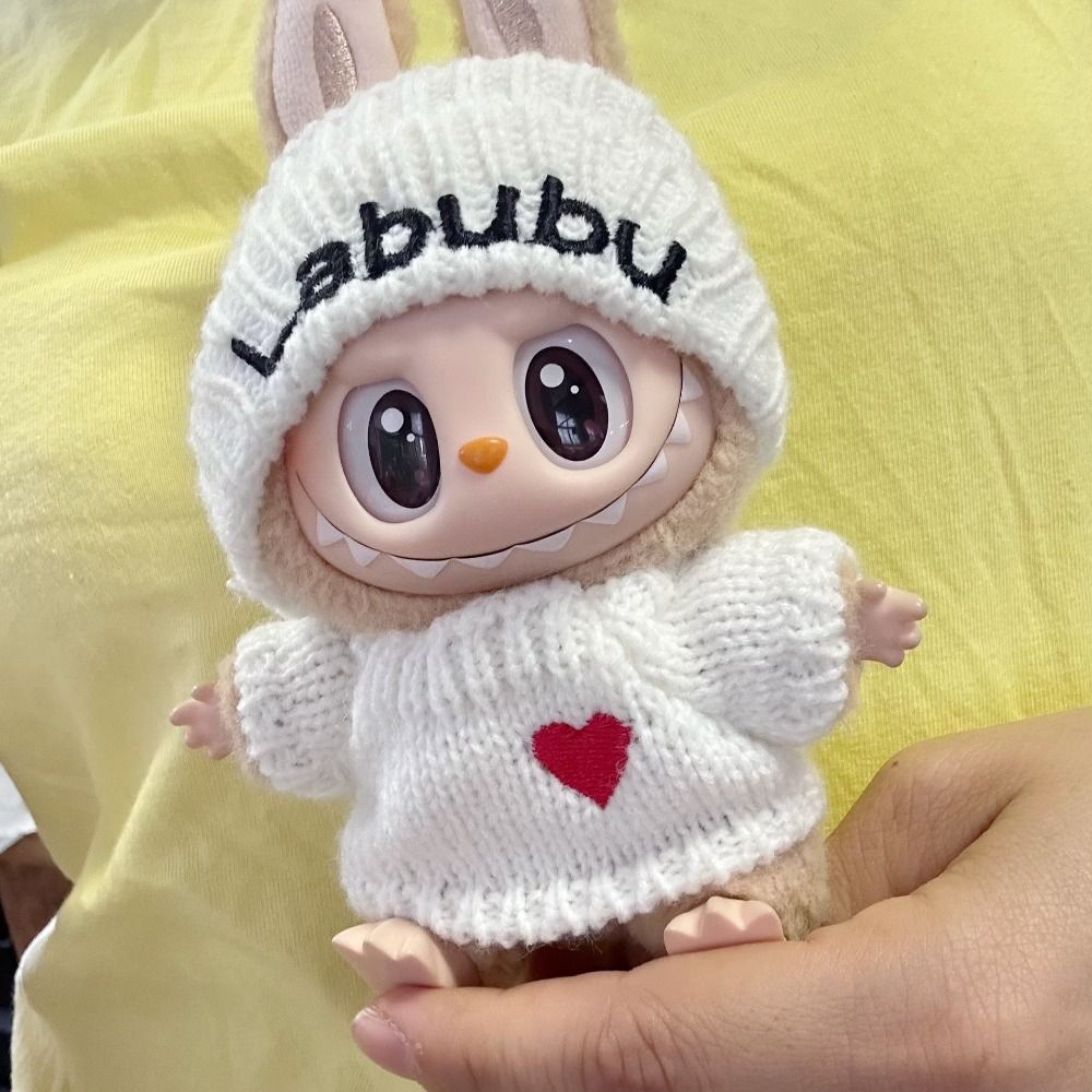 AOPHEKM Labubu Doll Clothes, Gifts Cartoon Labubu Letter Printing Hat ...