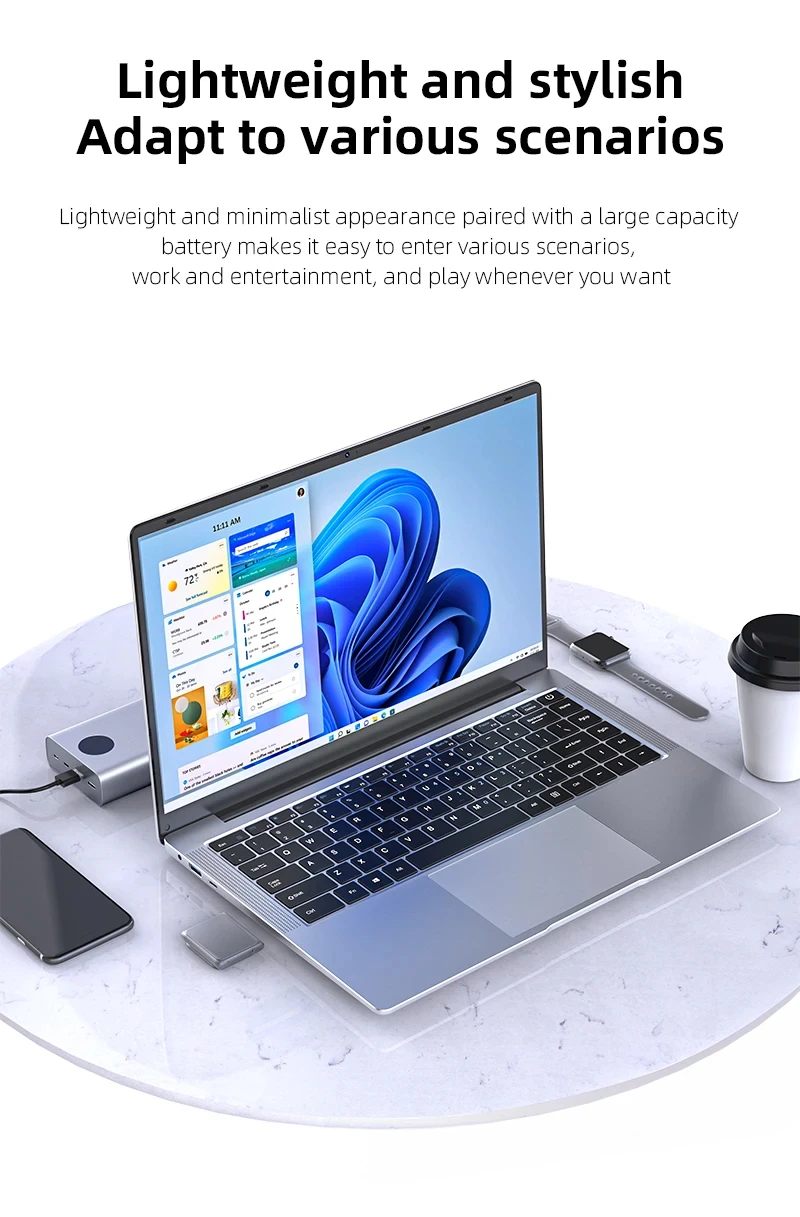 【Three-year warranty】2026 Laptop Computer Windows 11 Notebook 14.1 Inch ...