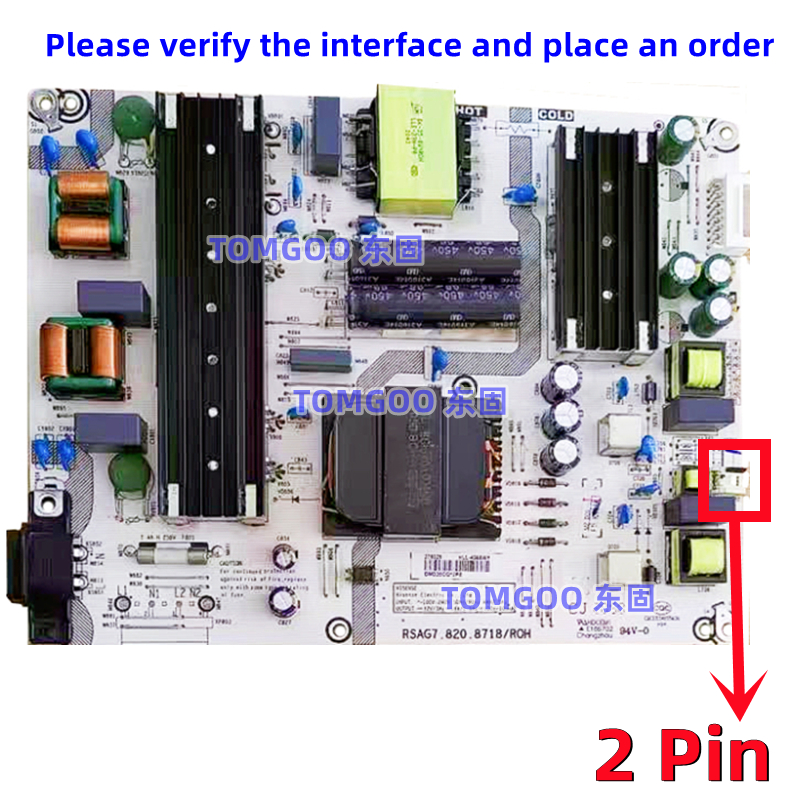For Hisense LCD TV 65E5G 65E3F-PRO 65A52F TV power board RSAG7.820.8718 ...