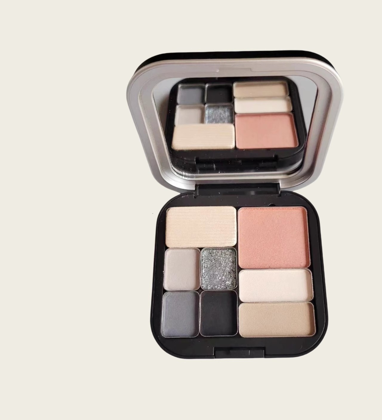 Multicolor Eyeshadow Blush Replacement Box with Mirror Highlighter Sub ...