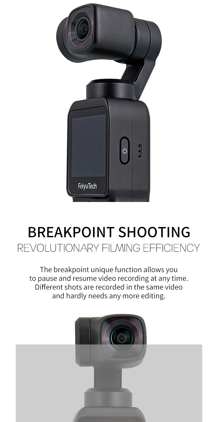 FeiyuTech Feiyu Pocket 2 Handheld 3-Axis Gimbal Stabilized 4K Video ...