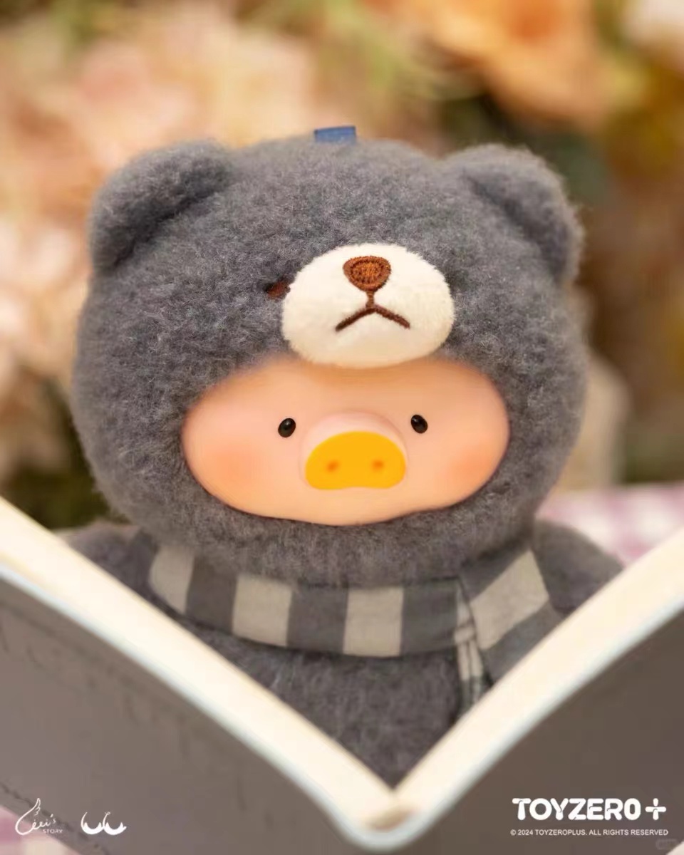 Teddy LuLu pig V2 retro Teddy toy store blindbox figure vinyl face ...
