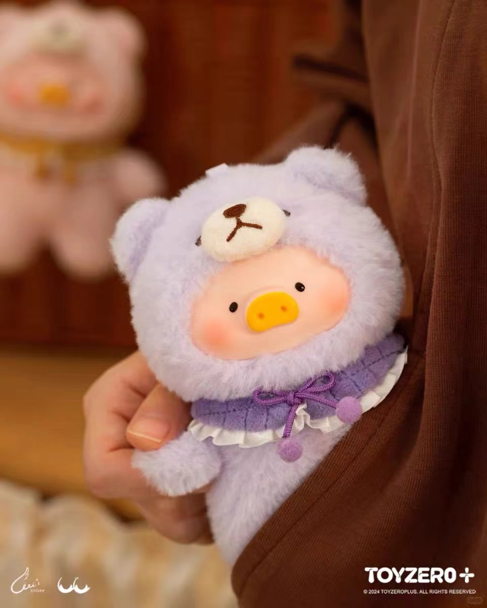 Teddy LuLu pig V2 retro Teddy toy store blindbox figure vinyl face plush pendant gift forwomen ...