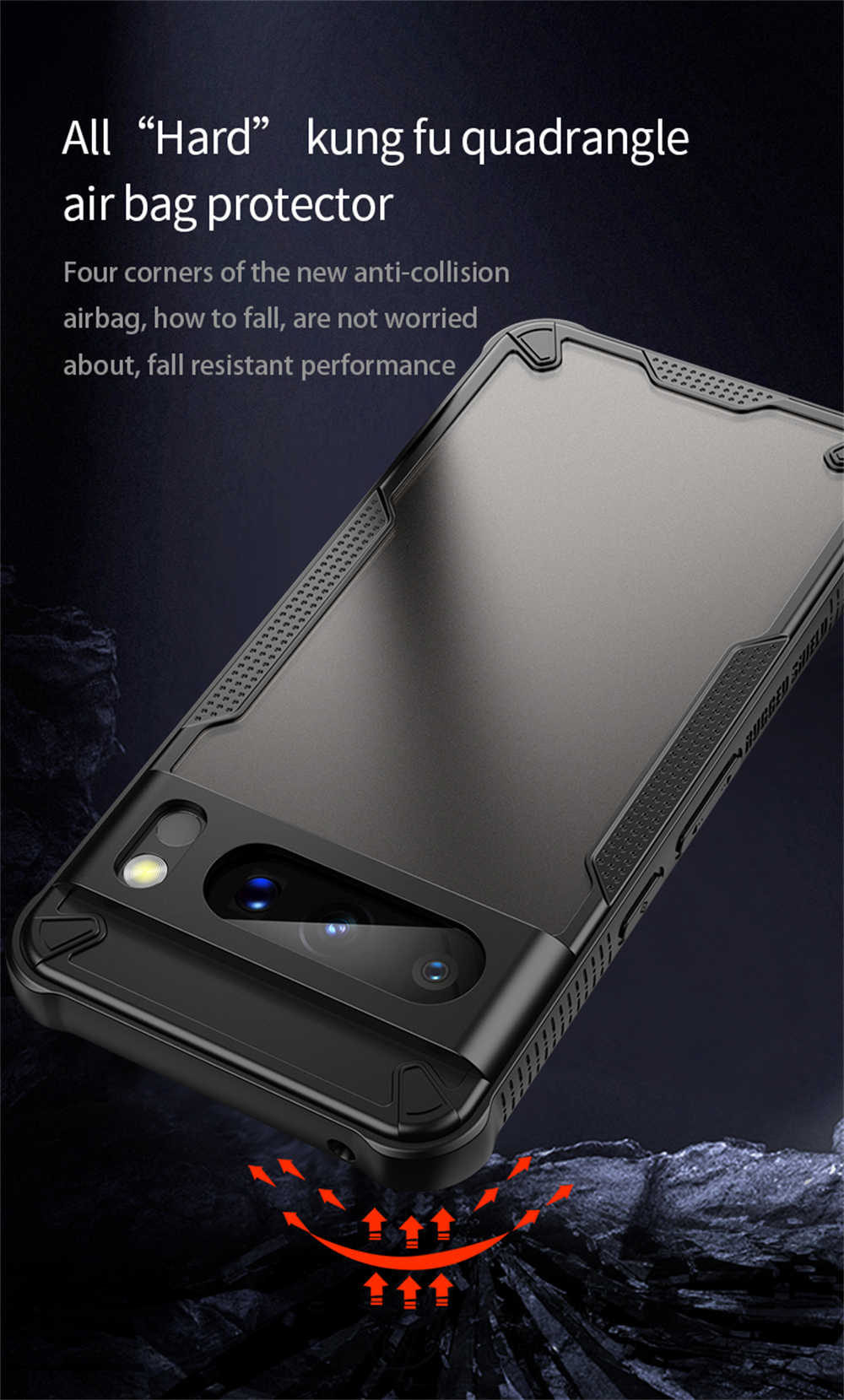 UFLAXE AMOR Case for Google Pixel 8 / Pixel 8 Pro / Pixel 8A - Matte ...