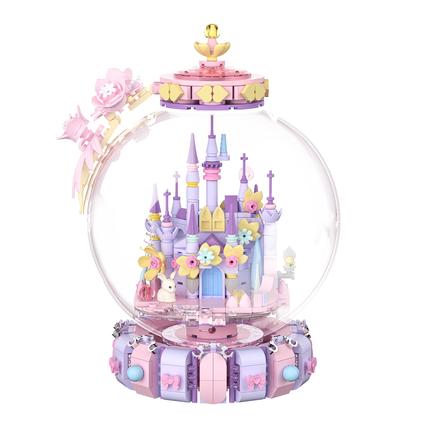 Playground Castle Glass Ball Series Building Blocks Toy Gift | Shopee ...