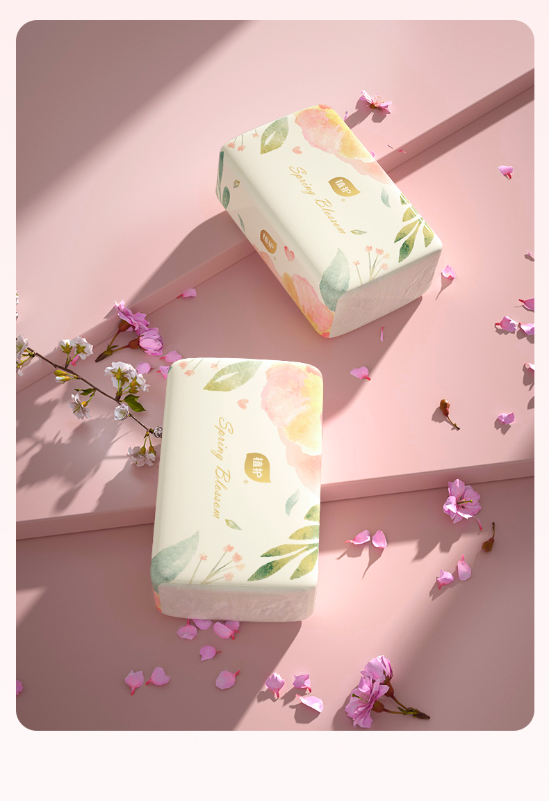 [10 PACKS]Botare Air Cushion Tissue 4-ply soft Facial Tissues Household ...
