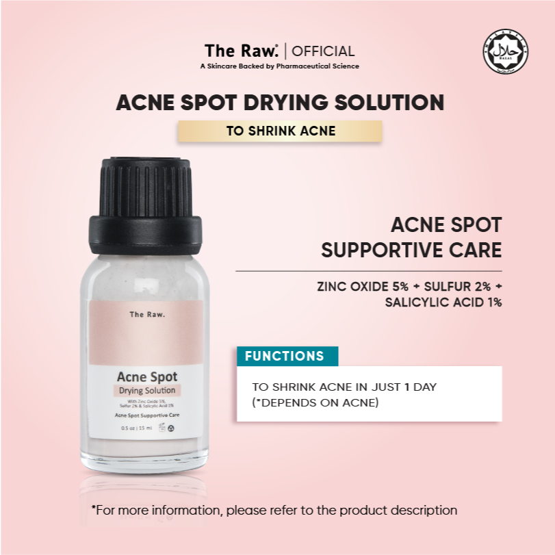 The Raw. Acne Spot Drying Solution 16g/30g | Shopee Malaysia