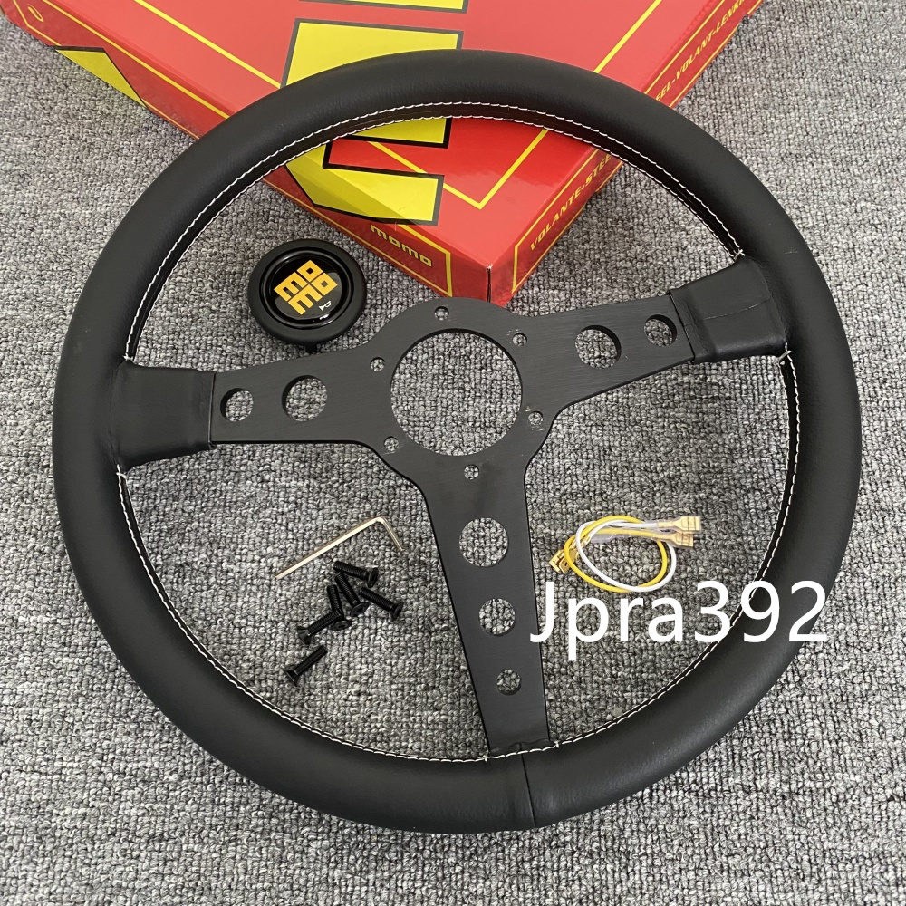 MOMO prototipo 14-inch car modified steering wheel leather steering wheel 340mm | Shopee Malaysia