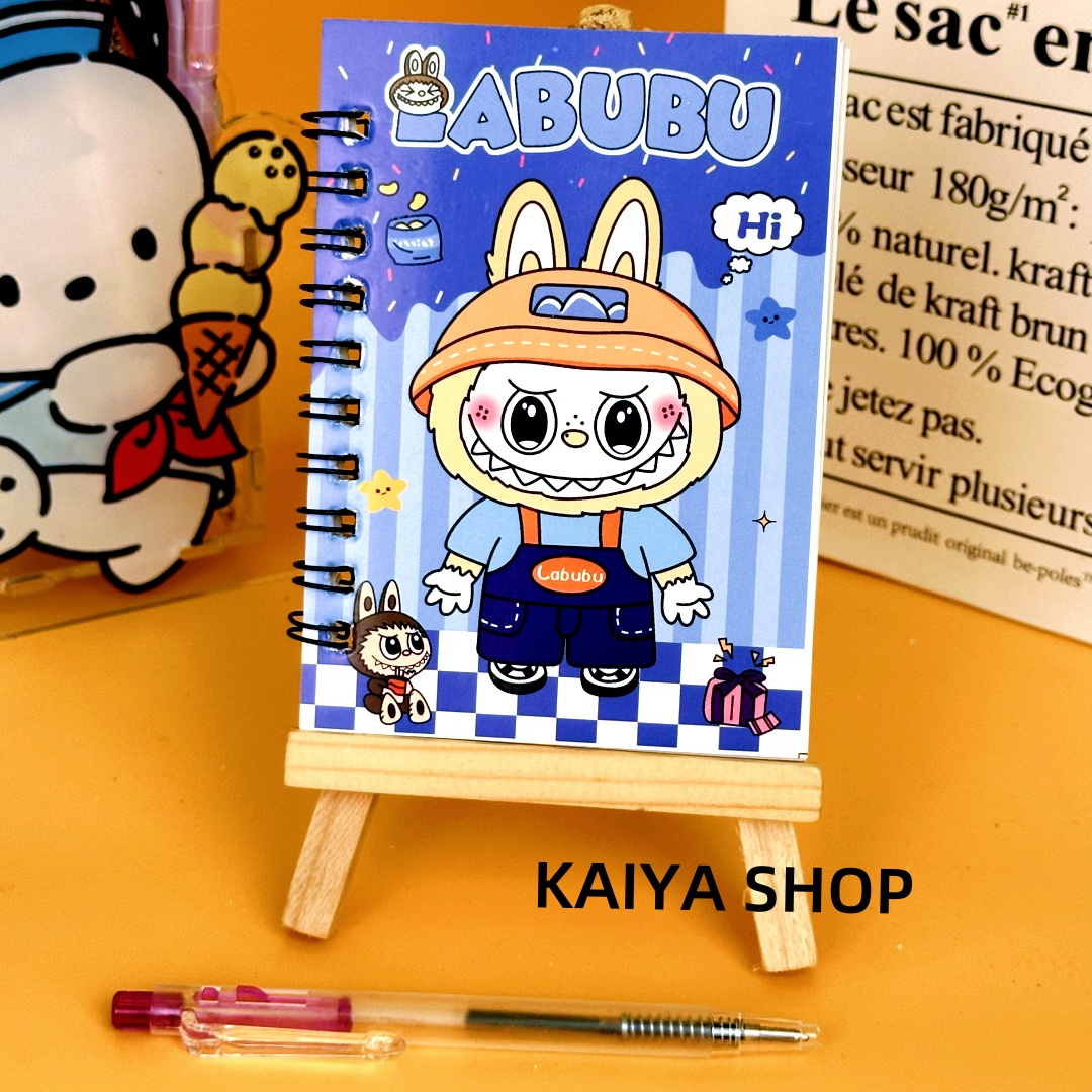 Notebook+Pen】 Student LABUBU Notebook Portable Notebook for Primary ...