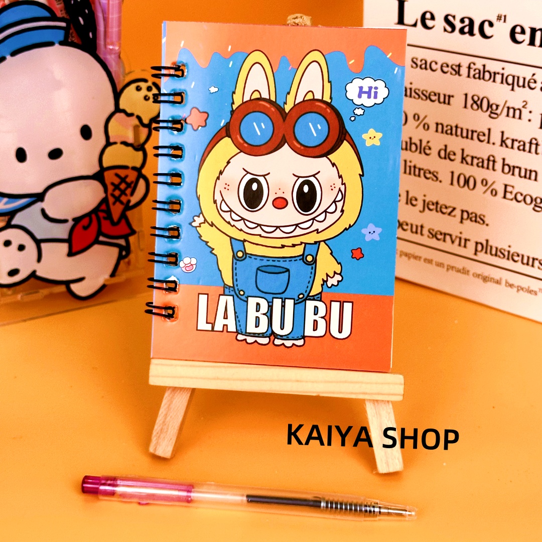 Notebook+Pen】 Student LABUBU Notebook Portable Notebook for Primary ...