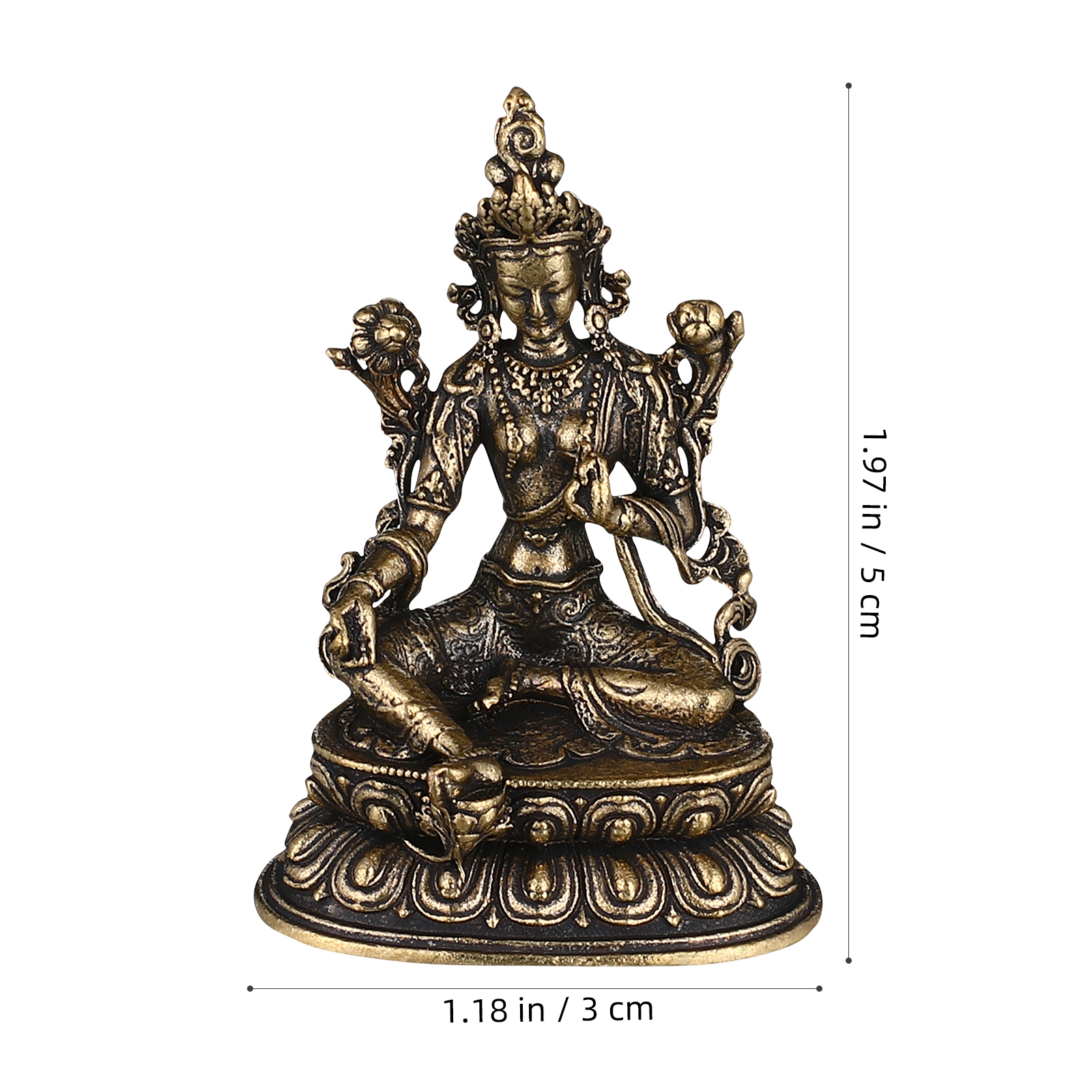 💍 Tara Maa Ukiran Buddha Kuningan Emas Hadiah Cuti 1Pack | Shopee Malaysia
