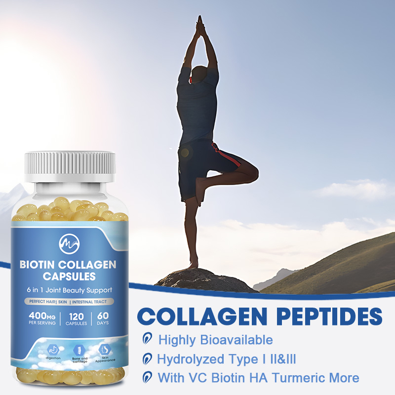 Minch Biotin Collagen Keratin Capsules Magnesium Vitamin D3 K2 Anti ...