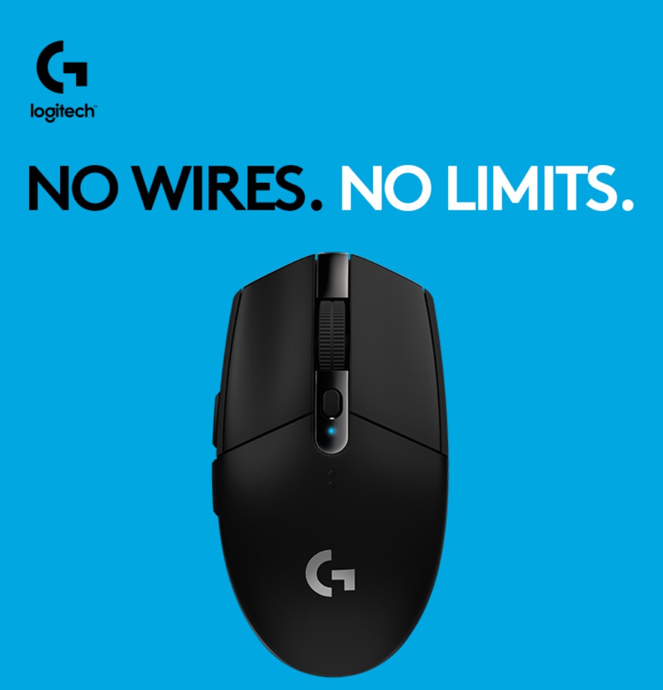 [Original] Logitech G304 Lightspeed Wireless Gaming Mouse - 12K DPI ...