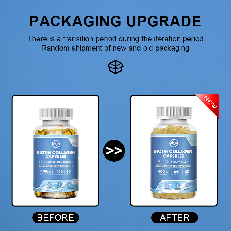 Minch Biotin Collagen Keratin Capsules Magnesium Vitamin D3 K2 Anti ...