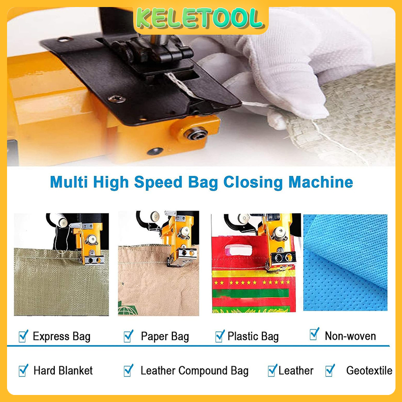 Electric Sewing Machine Woven Paper Bag Industrial Sewing Machine ...