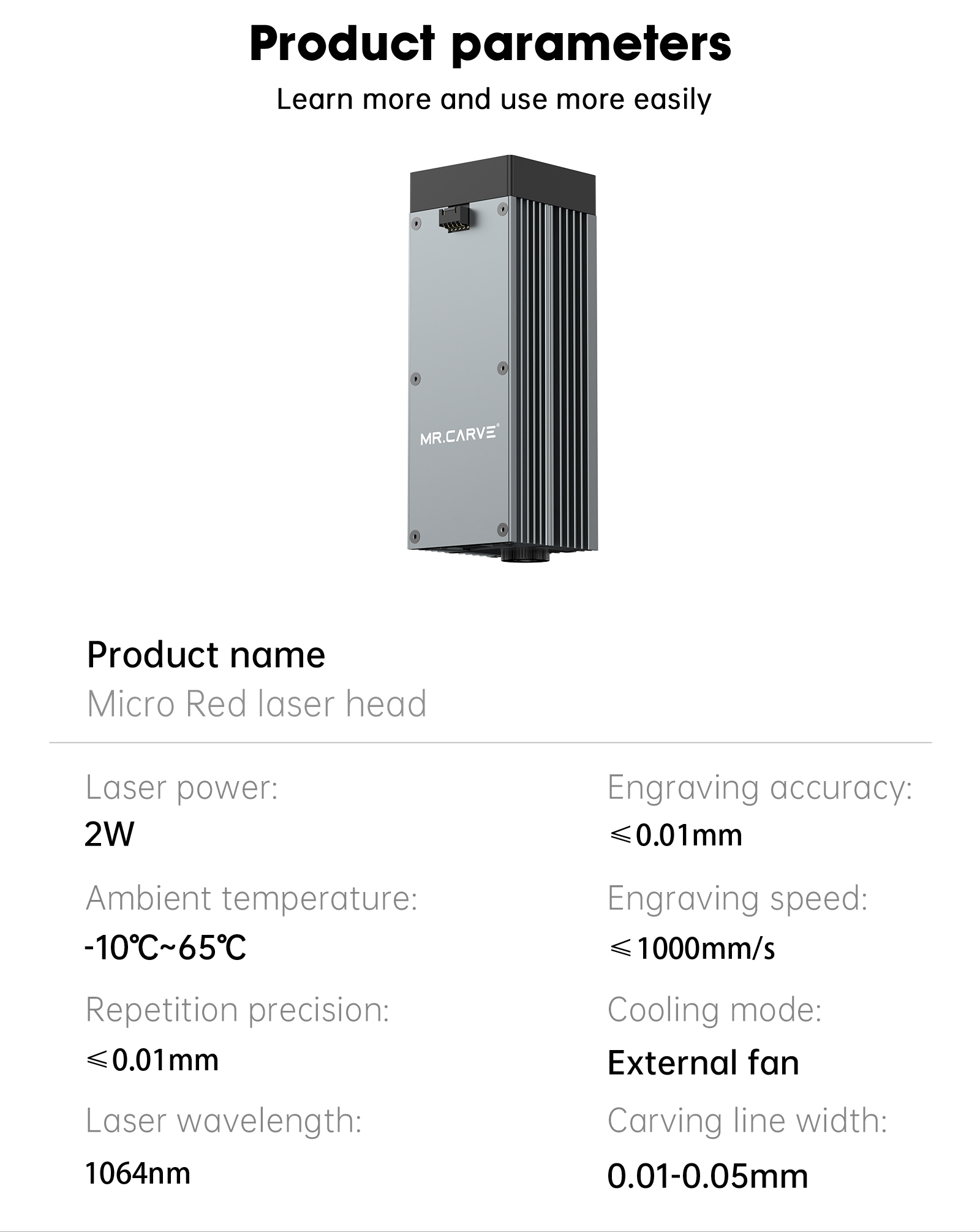 DAJA Infrared Laser 2W/1W Laser Head Engraving Machine For Metal Dog ...