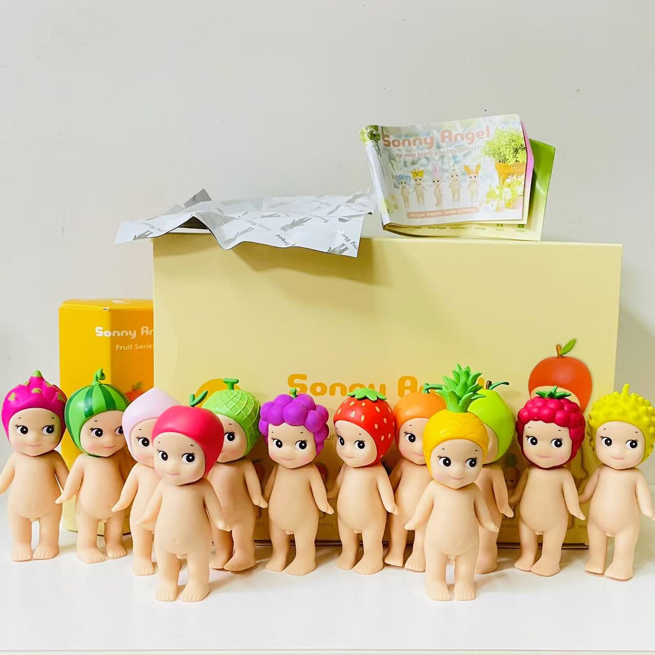 Sonny Angel Fruit Series 2 Figures Apple Dragon Fruit Durian Watermelon ...