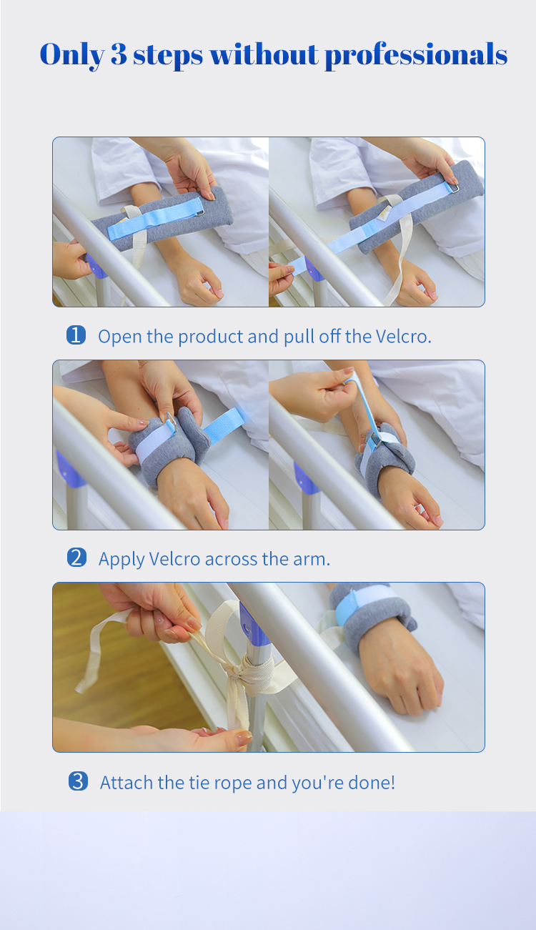 Limbs Restraint Belt Bedridden patient care Restraint Strap Stroke ...