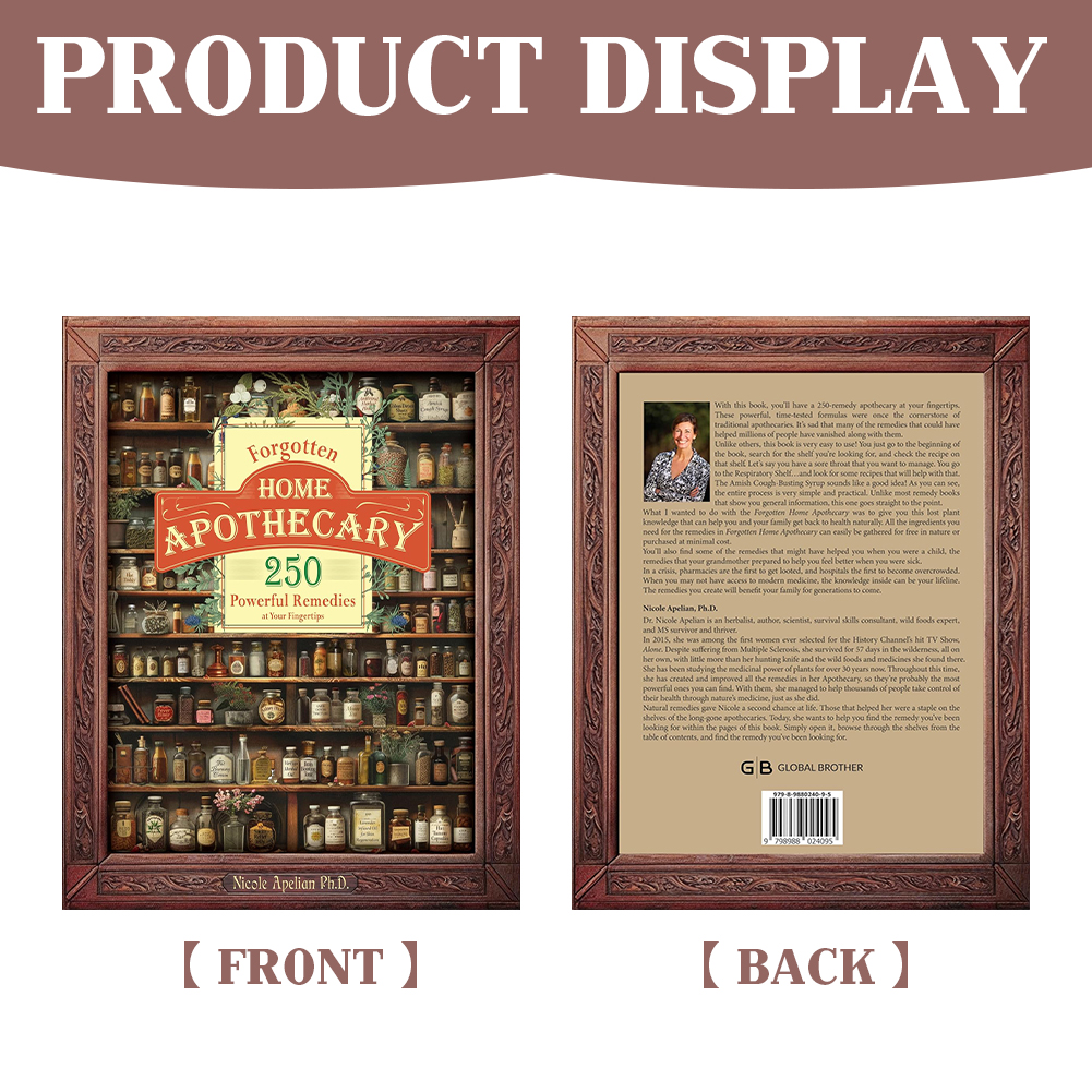 Forgotten Home Apothecary Books Contains Multipie Medicinal Plants ...