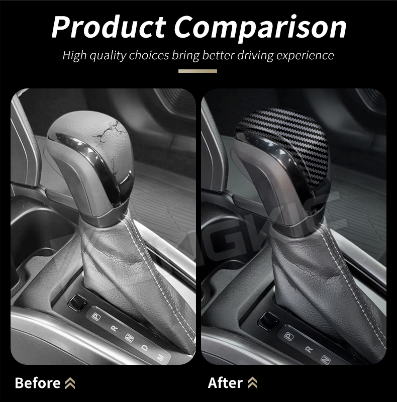 For Suzuki Swift Fronx ABS Carboon Fiber Texture Car Gear Head Trim ...