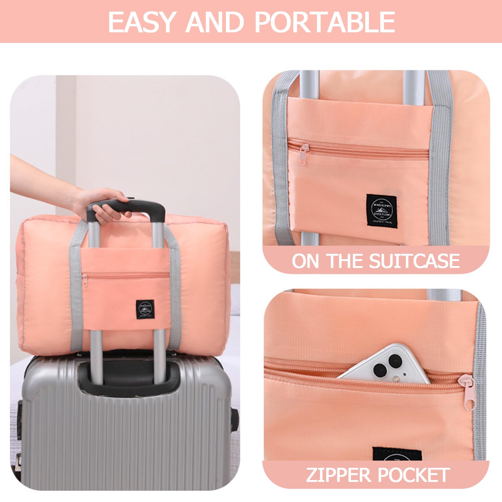 Multi-Purpose Travel Duffel Bag - Foldable Waterproof Packing Organizer ...