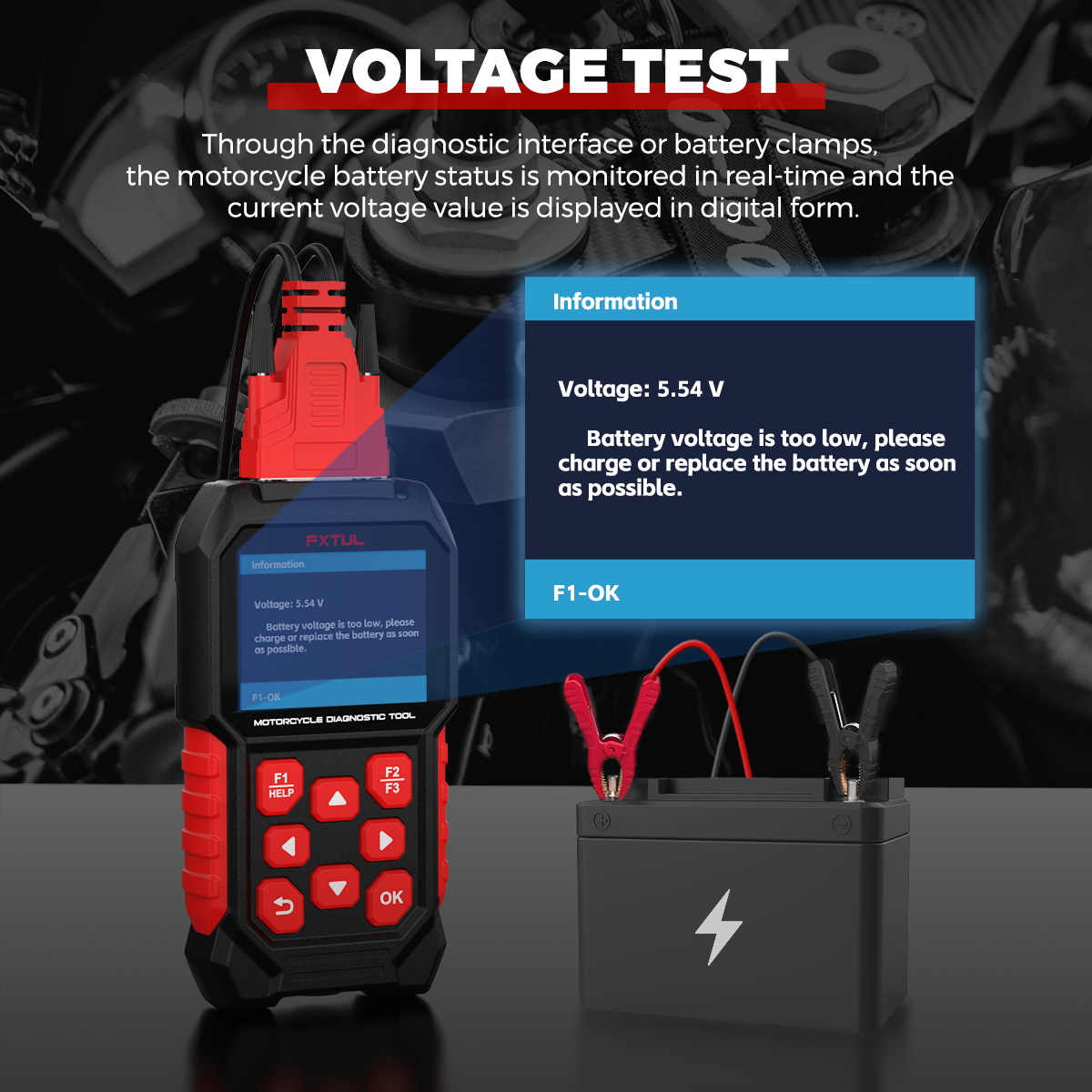 Harley Exclusive 】Fxtul M4 Harley Diagnostic Tools For Motorcycle Fi ...
