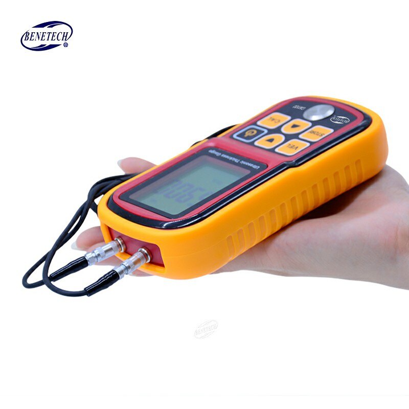 GM100 Digital LCD Display Ultrasonic Thickness Gauge Tester Measuring ...