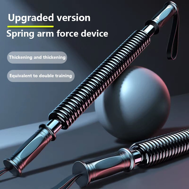 Spring arm force Bar 10/20/30/40/50/60KG Training Fitness Gym Equipment ...