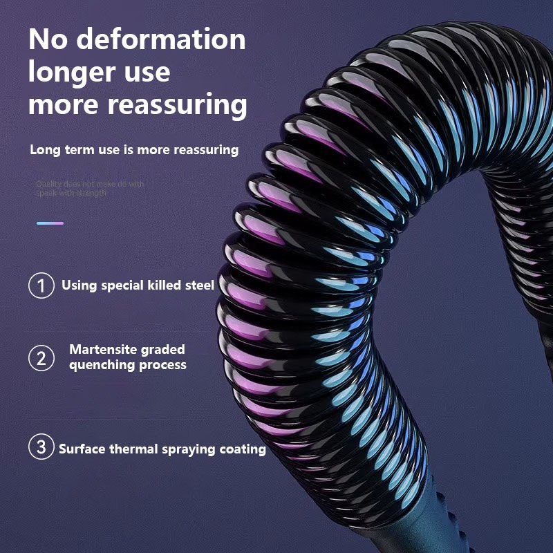 Spring arm force Bar 10/20/30/40/50/60KG Training Fitness Gym Equipment ...