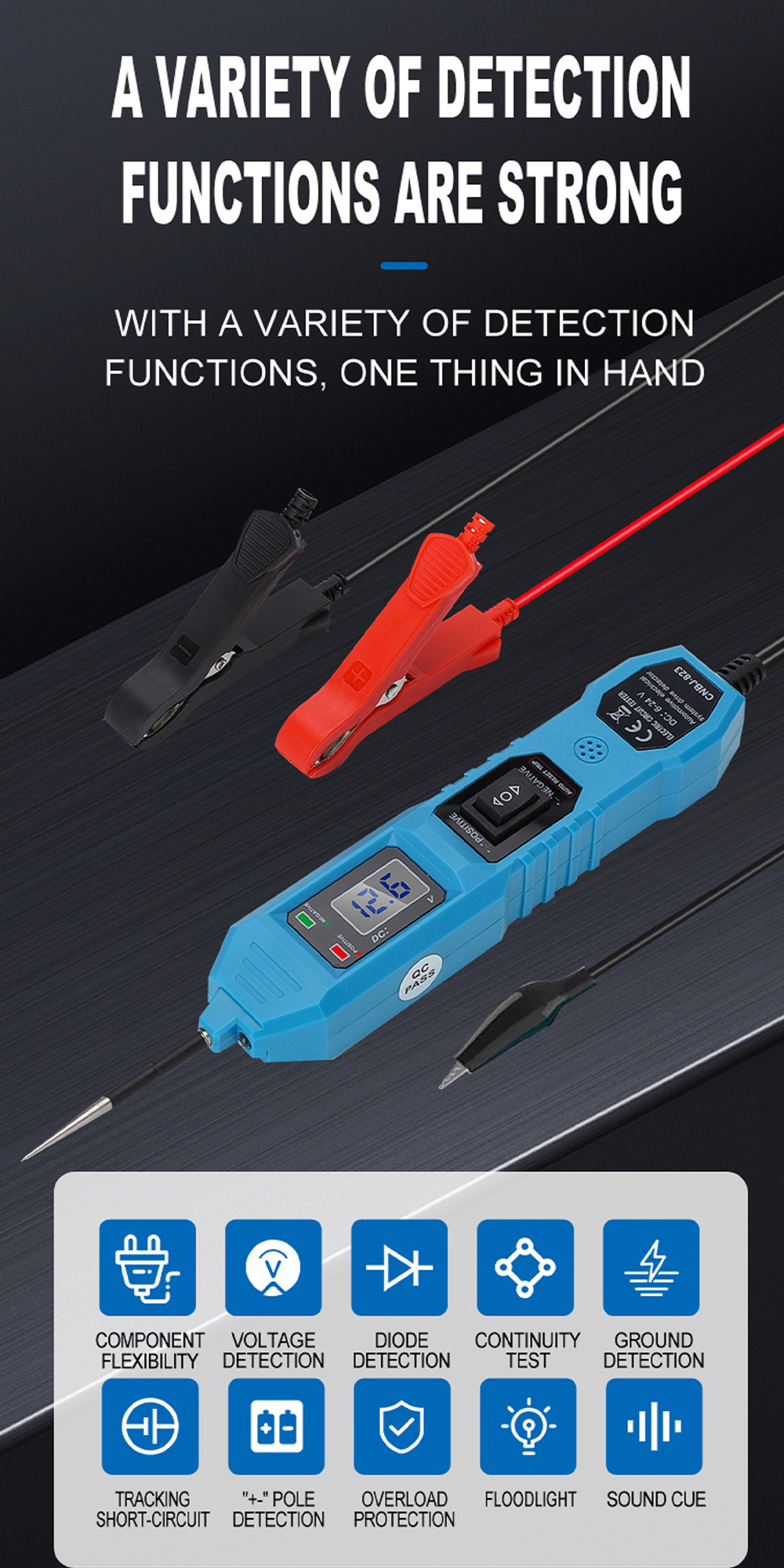 Automotive Electric Circuit Tester Car Electrical System Tester ...