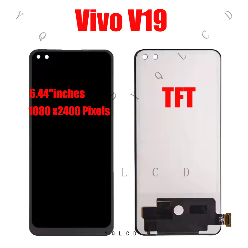 Original AMOLED LCD Display For VIVO V19 2020 1933 LCD Display Touch ...