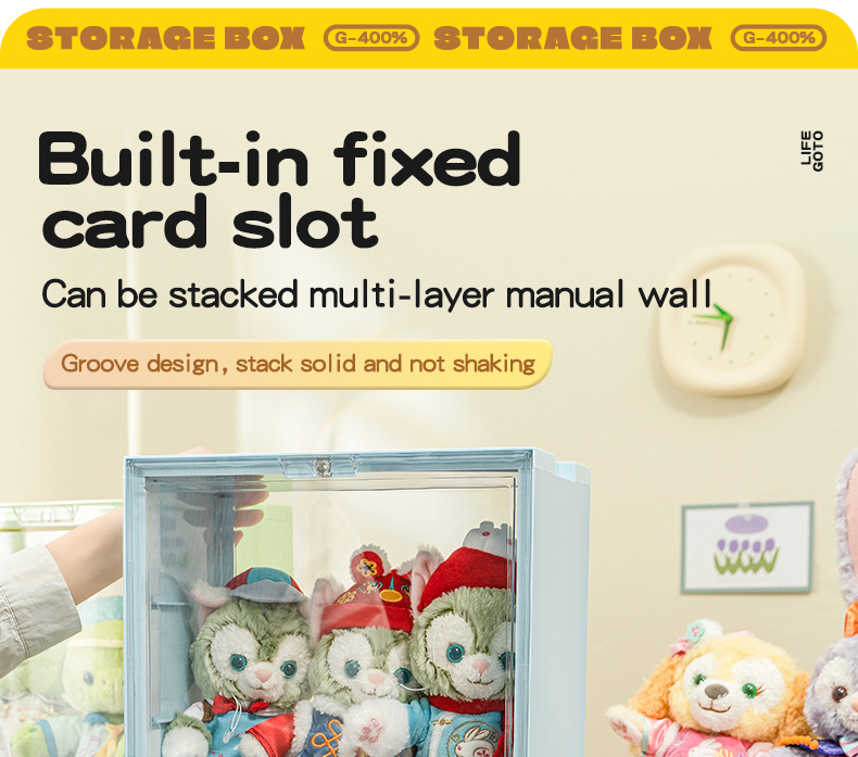 GOTO 400% display case 400% bearbrick case bearbrick toy case LED ...