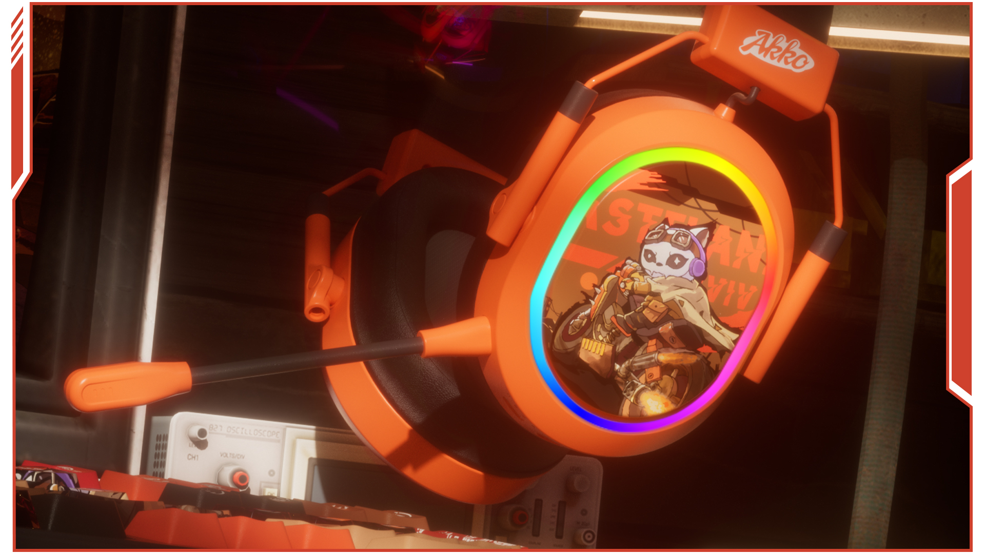 Akko MA02W Wasteland Survival Wireless Headset 50mm Driver, 360 ...